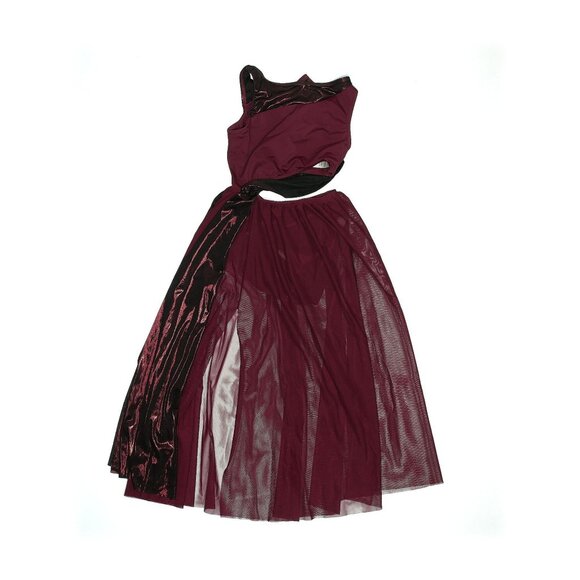 Weissman | Costumes | Weissman Long Empress D2266 Burgundy Lyrical ...